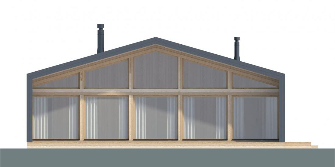 Solid Wood House #CLT-110 (Barn) | EcoHouseMart