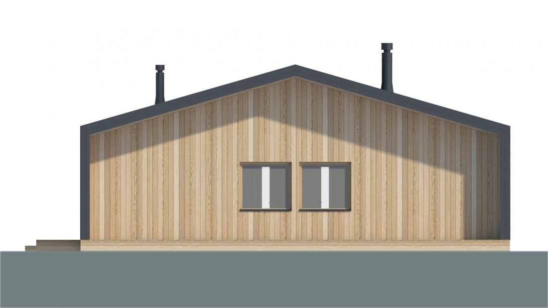 Solid Wood House #CLT-110 (Barn) | EcoHouseMart