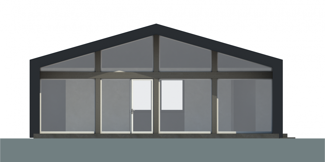 Solid Wood House #CLT-070 (Barn) Prefab house kit | EcoHouseMart