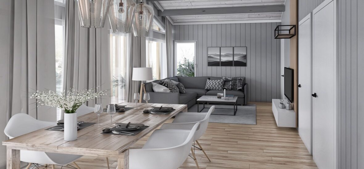 Solid Wood House #CLT-100B (Barn) Prefab | EcoHouseMart