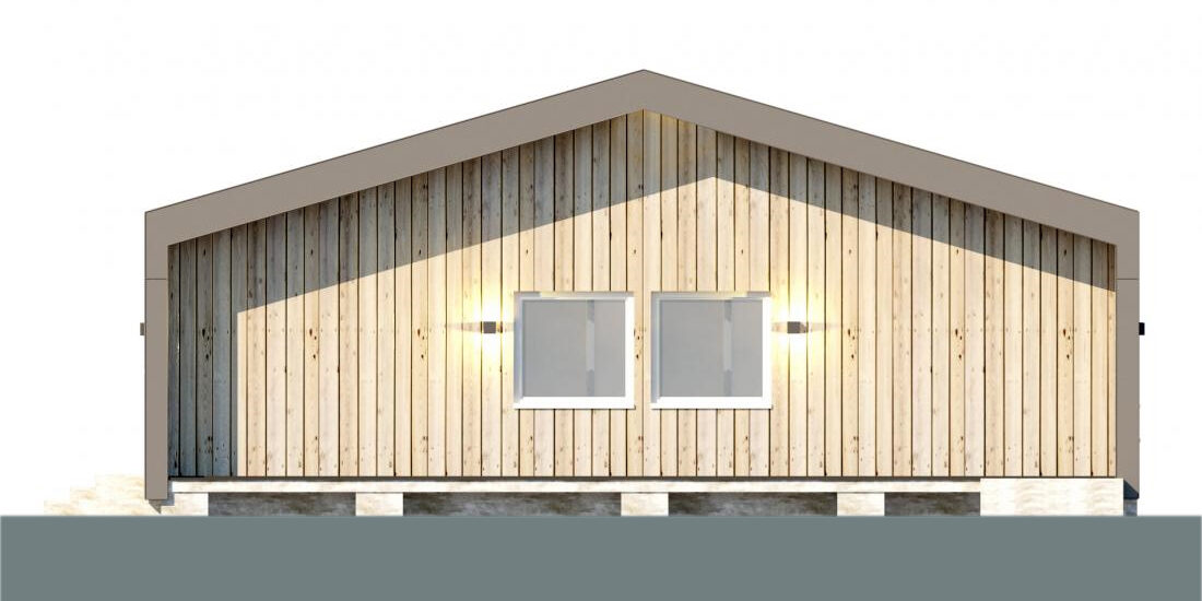 Solid Wood House #CLT-085 (Barn) | EcoHouseMart